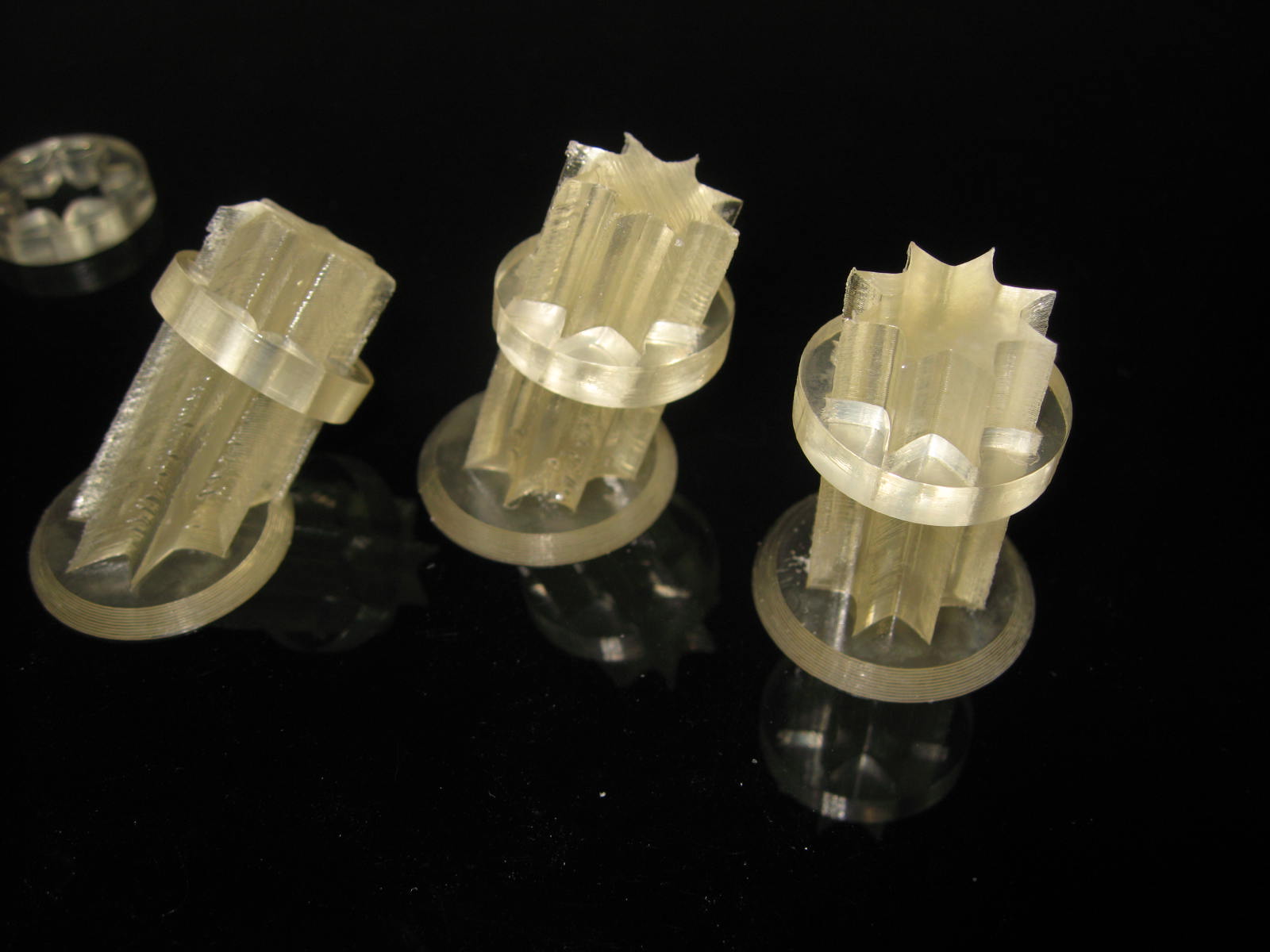 My SD300 3D Printer: Star-shaped verification model