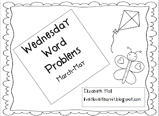 Wednesday Word Problem...freebie included! - Kickin' It In Kindergarten