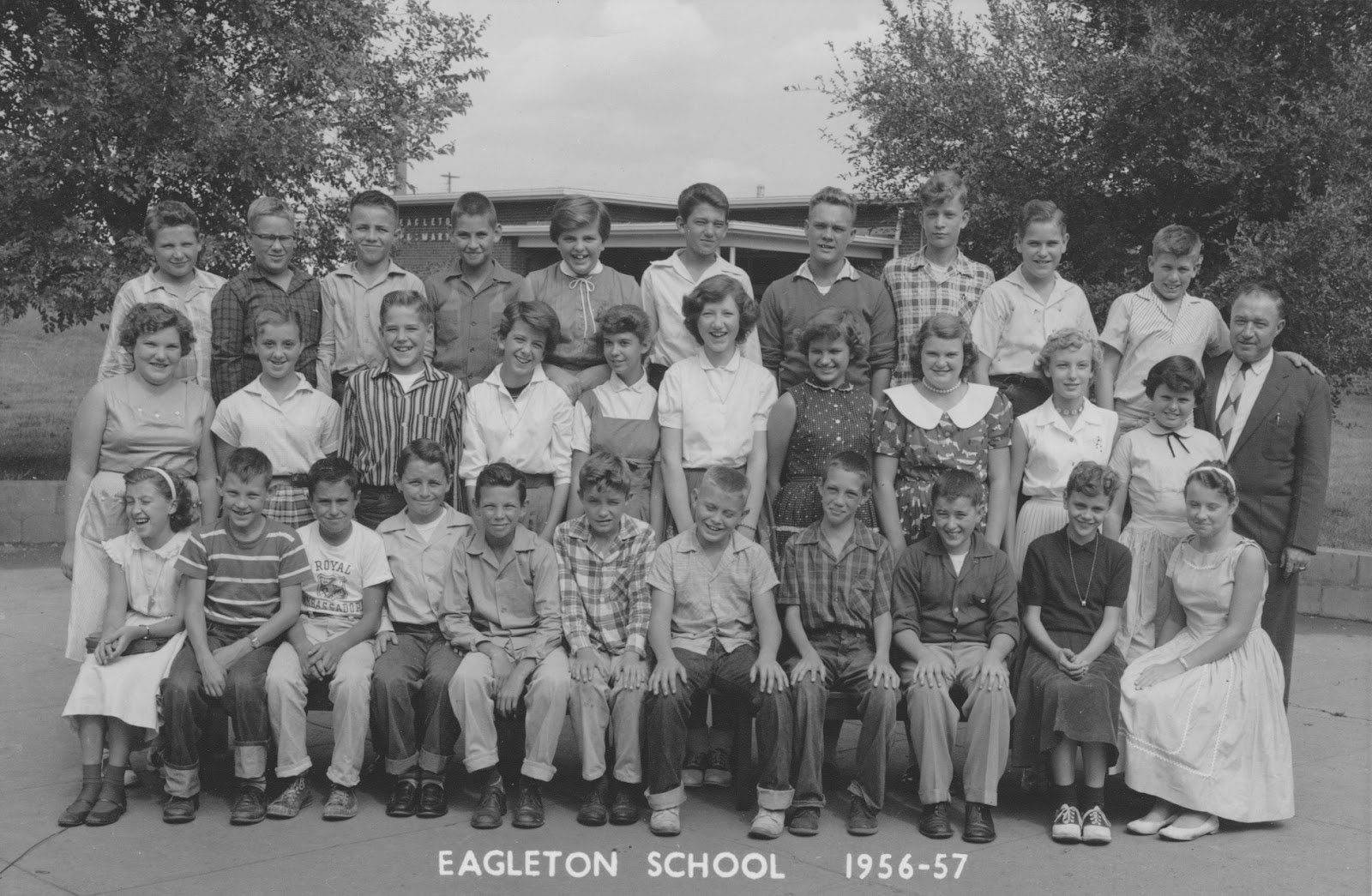 Eagleton Elementary School, Class of 1958: 7th Grade Class, Mr. Sanford ...