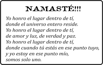 YOGA ARTE VIDA: NAMASTE ... qué es?