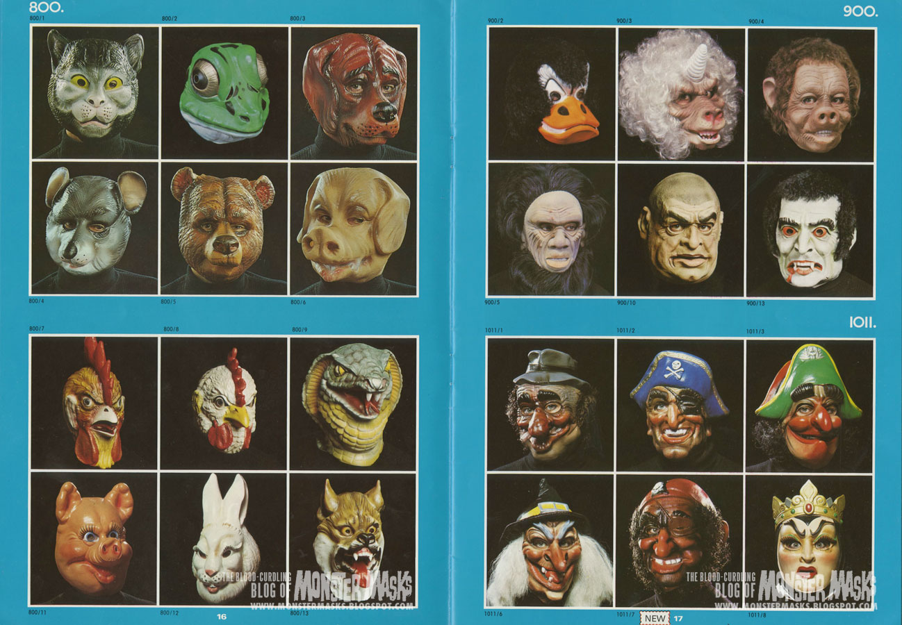 1983 Cesar Masquerade Catalog | Blood Curdling Blog of Monster Masks