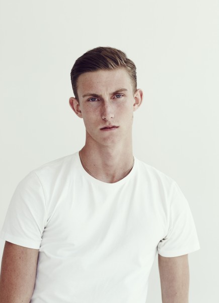 First Runway - men board: Harrison Sullivan