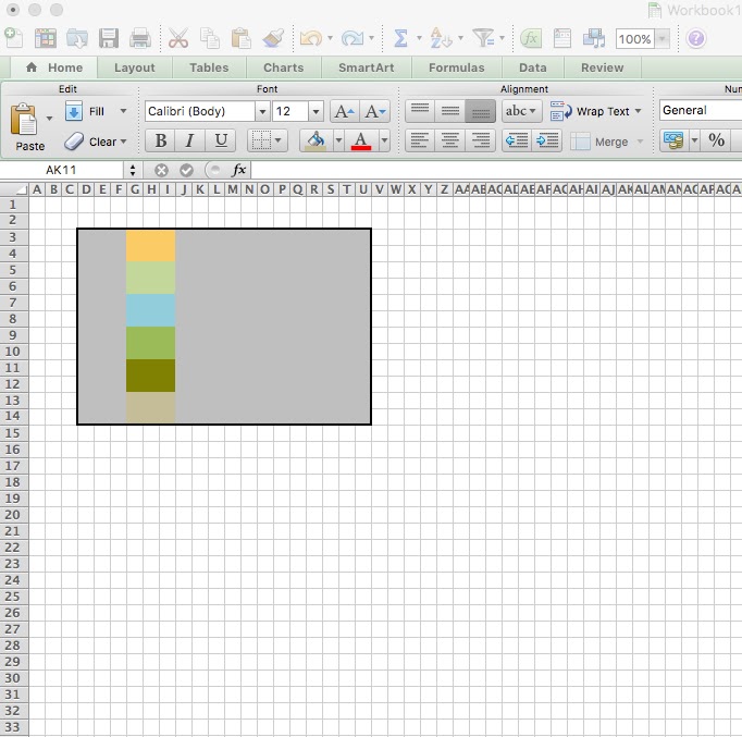 How to design a quilt in Excel ...