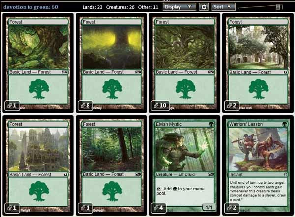 Magic the Gathering Adventures: [Standard] Fun Devotion to Green RTR ...
