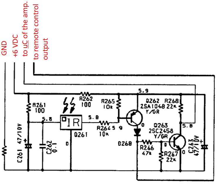 IR remote control for remoteless Marantz tuner