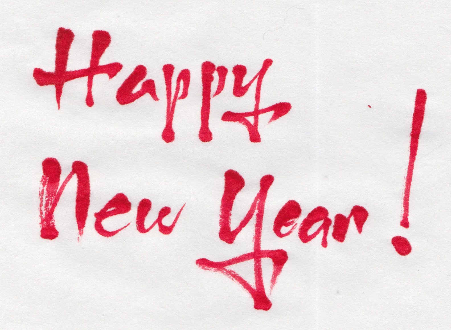 New Years In Cursive