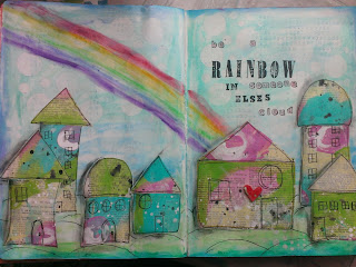 *Creations For A Star*: Be a rainbow art journal page