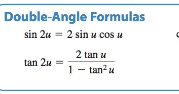 Precalculus: 6.5a: Multiple Angle Formulas