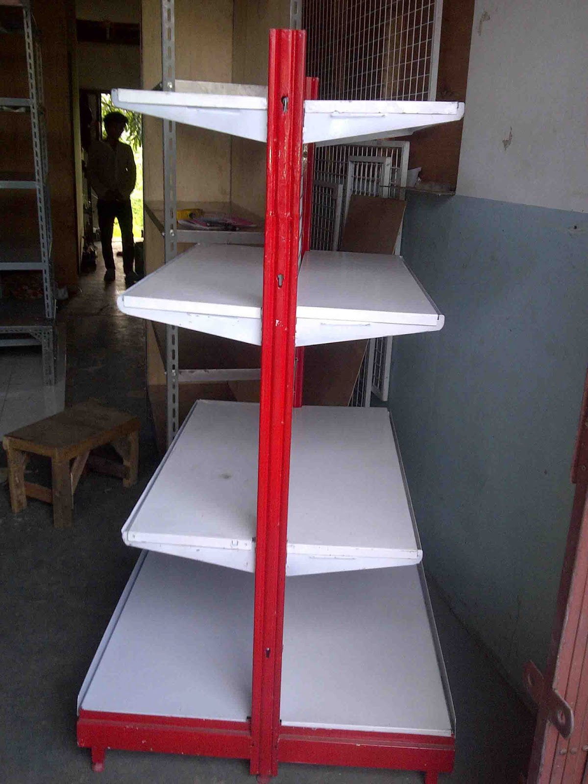 RAK GONDOLA DOUBLE ~ Karya Rak Minimarket