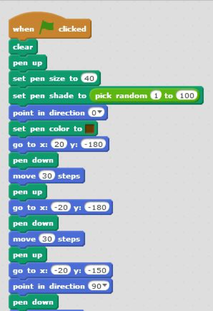 MakeTheBrainHappy: Scratch 101: Winter Trees