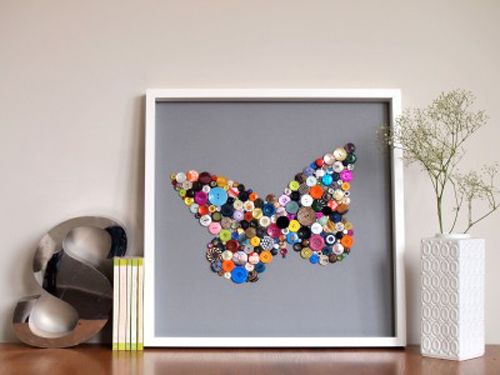 MANUALIDADES: Cuadros con Botones