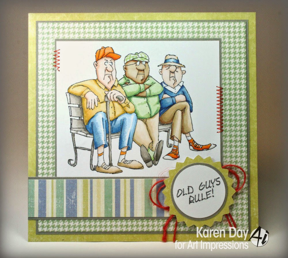 Art Impressions Blog: Old Guys Rule by Karen Day