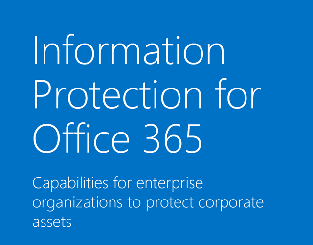 Exchange Anywhere: Azure Information Protection: Available in public ...
