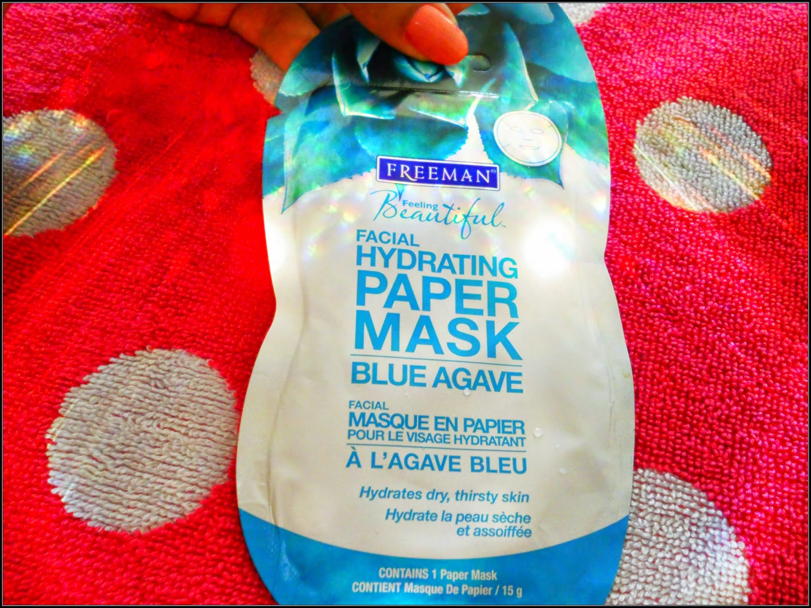 Freeman Hydrating Sheet mask- Blue Agave