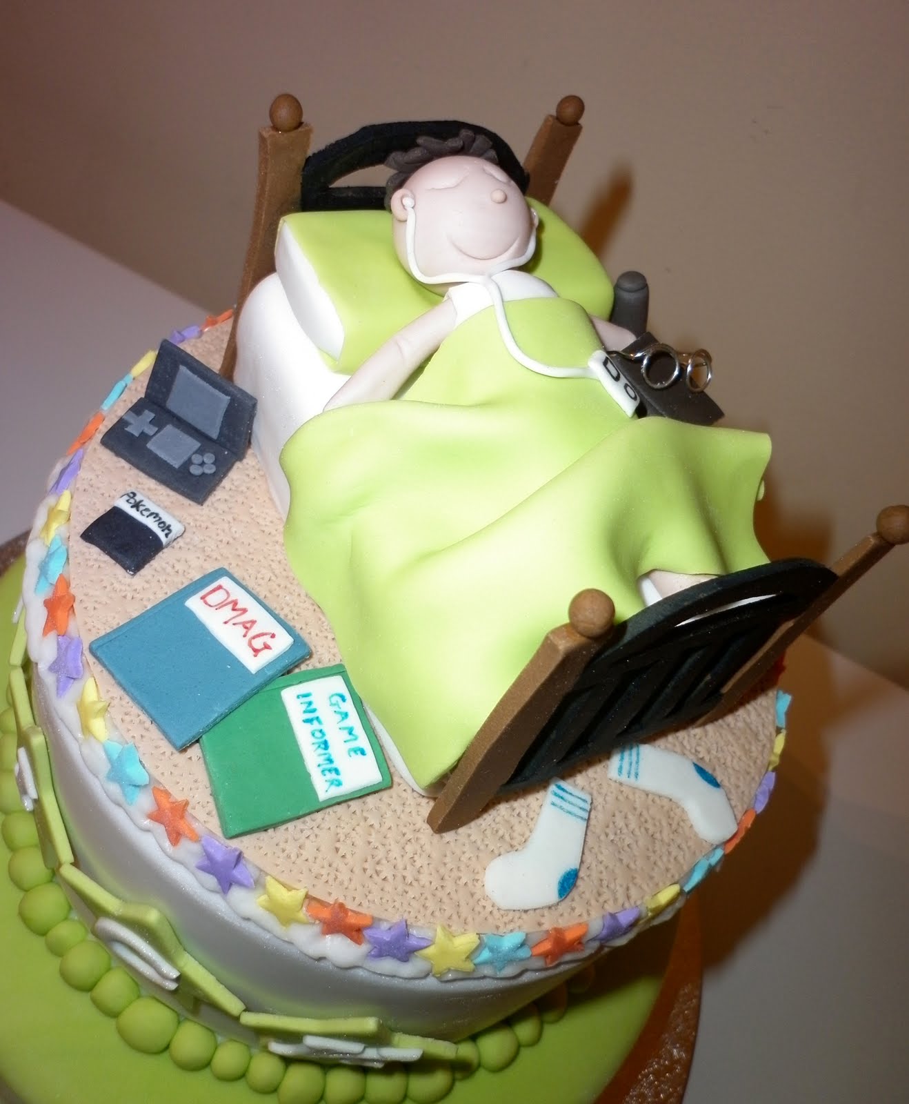Caketopia: Teenager Messy Bed cake for Nick