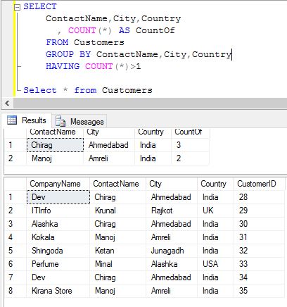 How to Find Duplicate Rows in Sql Table - D365 F&O Solutions