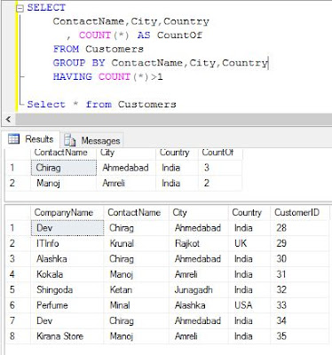 How to Find Duplicate Rows in Sql Table - D365 F&O Solutions