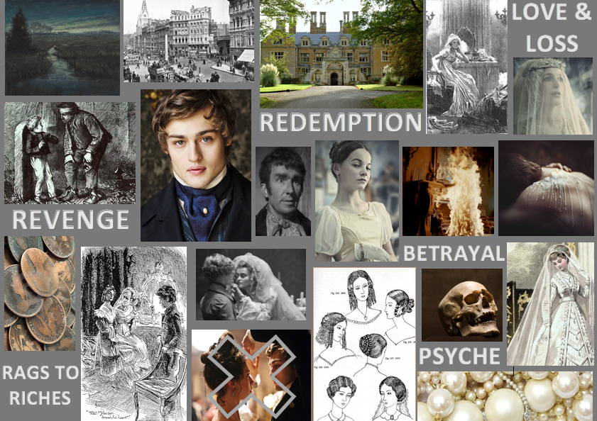 GOTHIC HORROR: Mood Board Presentation for Great Expectations