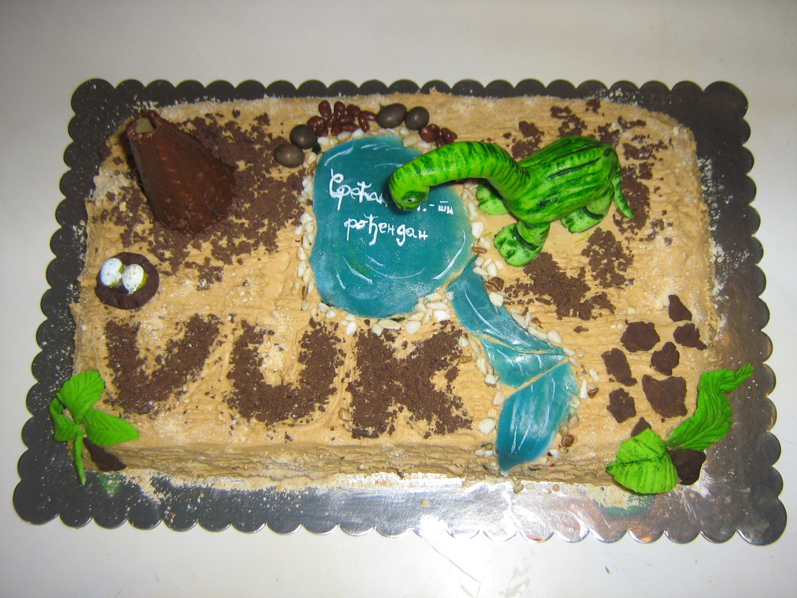 Torte i figurice za torte - Sneza: TORTA DINOSAURUSI ( DINOSAUR CAKE )