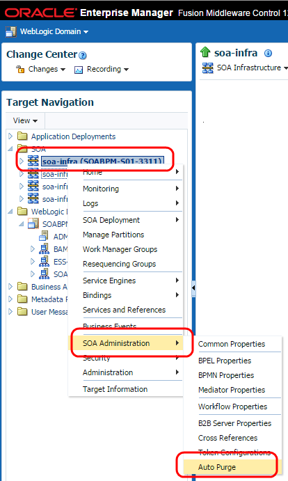 New Feature:Oracle SOA 12c Auto-Purge