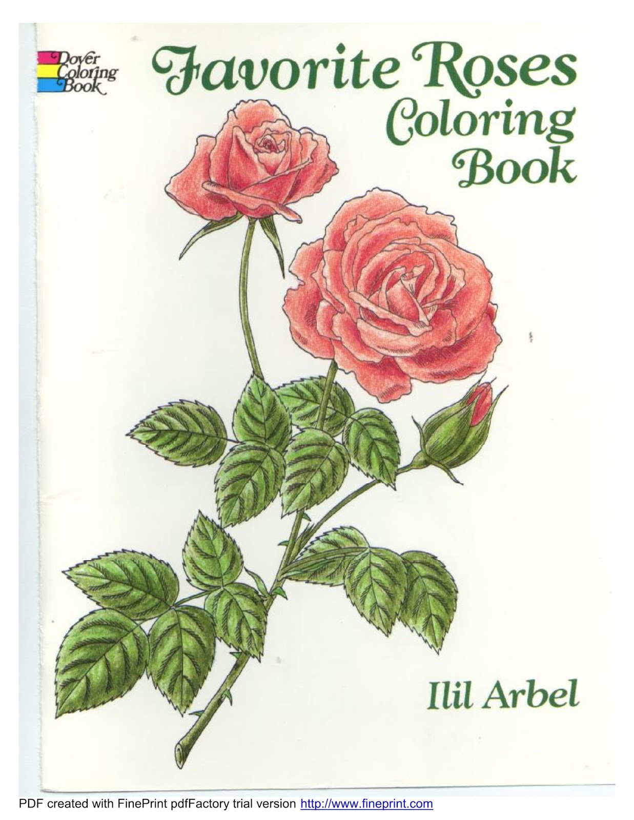 Bagi-Bagi Ajah: Favorite Roses Coloring Book (Dover Coloring Book)