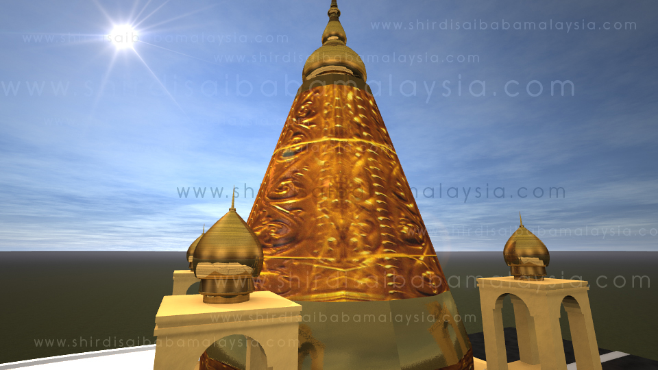 Shirdi Temple Bandar Botanic Malaysia: The Temple Illustrations in 3D
