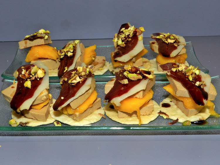 La cocina de Vifran: Canapé de pato y mango