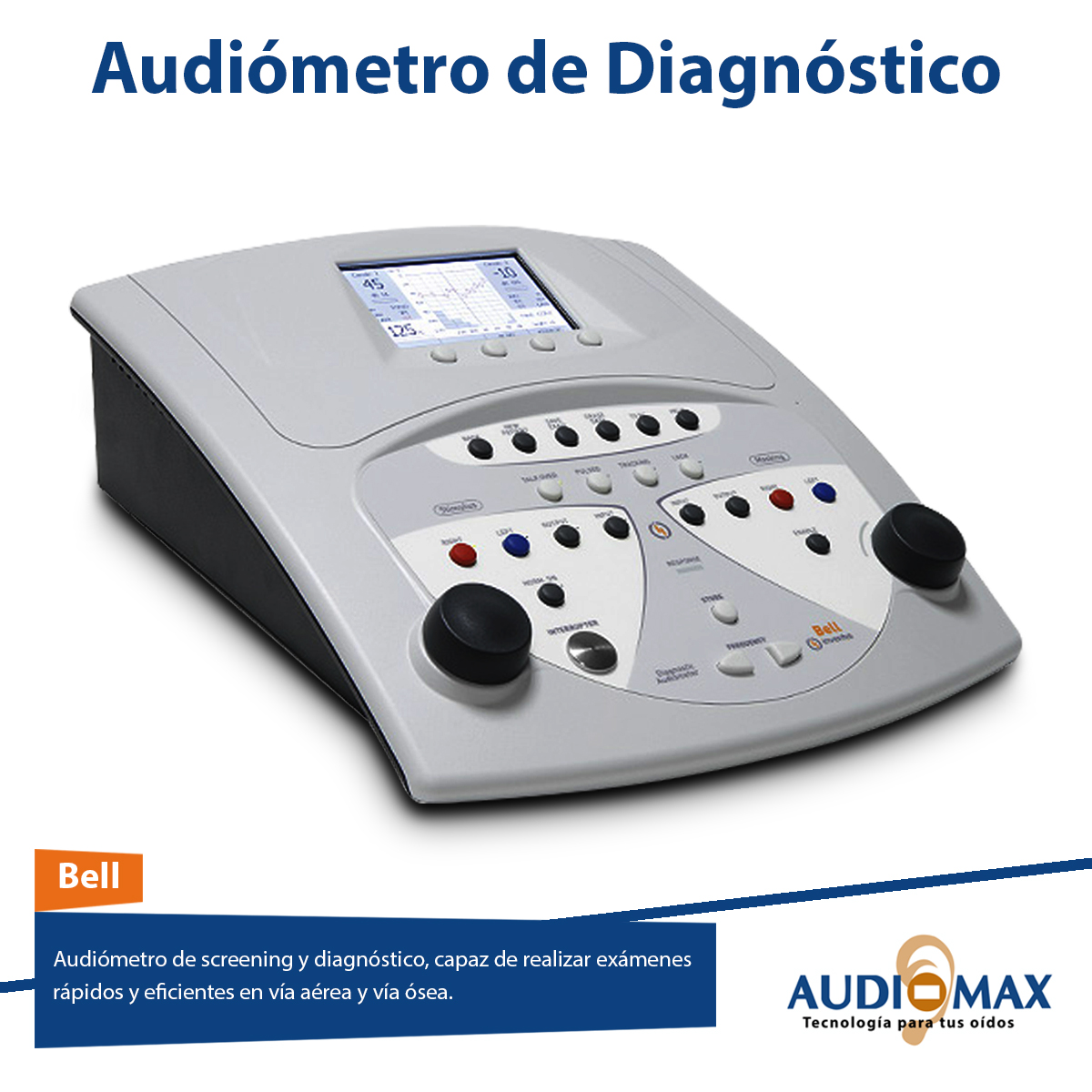 Audiomax: Audiómetro de Diagnóstico