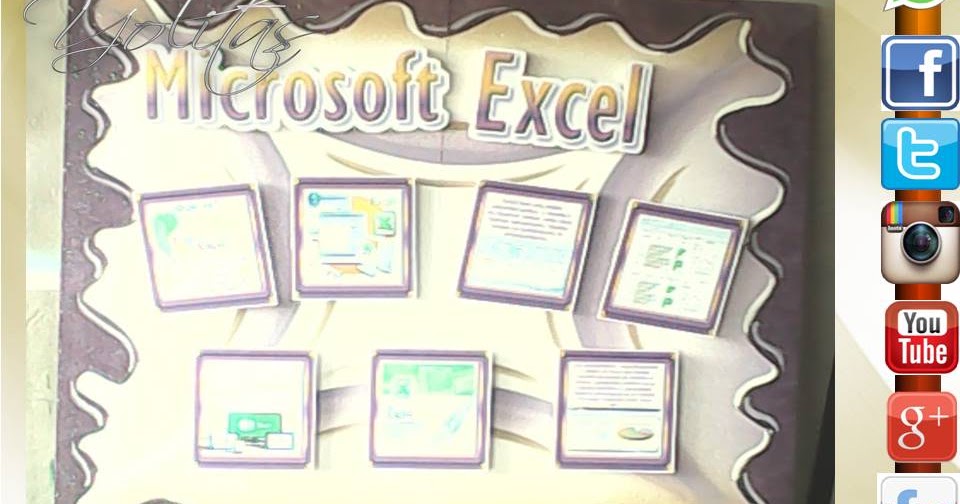 Yolitas Decoraciones: Mural para tablero de Microsoft Excel