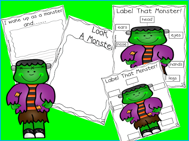 Top Teacher's Kinderland: Monster Freebie!