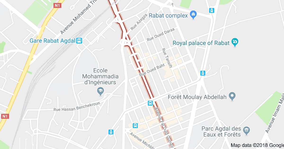 Eclairage Public au Maroc: Travaux d'Aménagement de la Voiries de Agdal ...