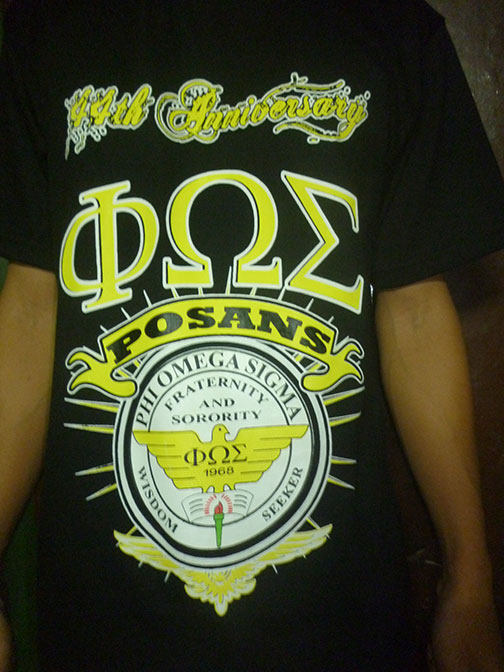 POSANS 44th Anniversary Frat Shirt | Tambay Arts