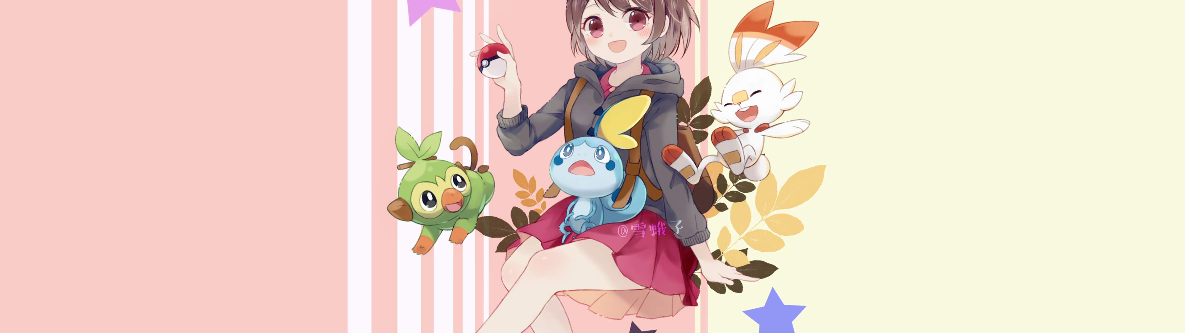 Sobble, Grookey, Scorbunny, Pokemon Sword and Shield, Female, Pokemon ...