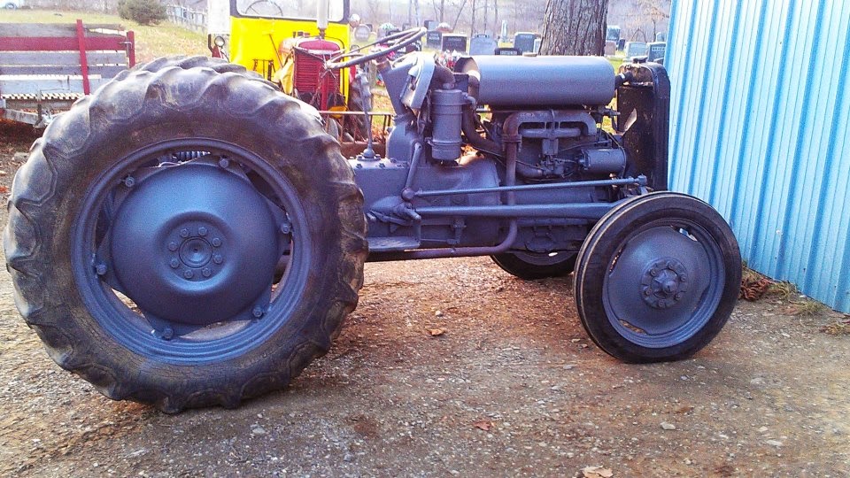 My 1955 Ferguson TEA 20 that my grandfather restored and gave to me