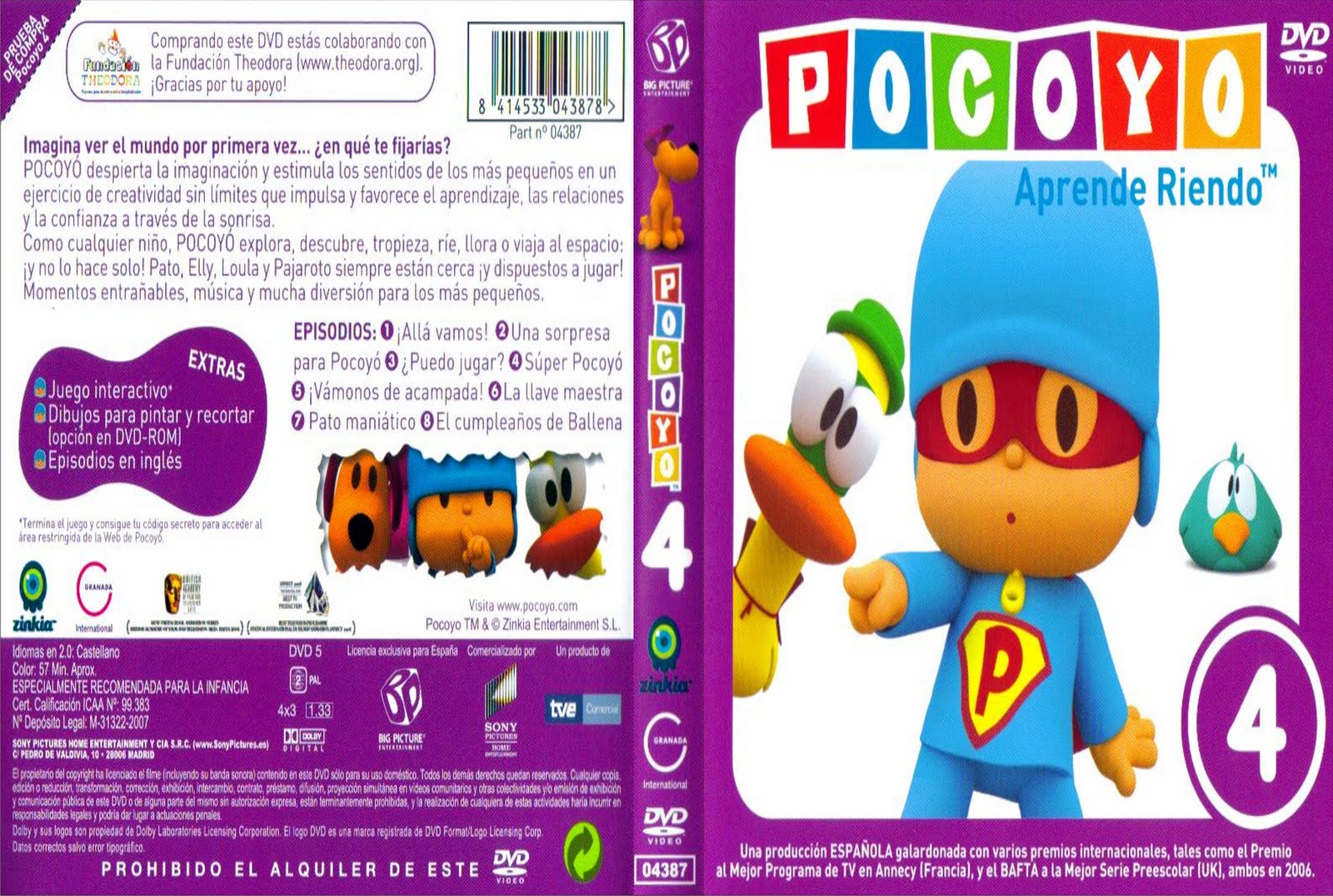 Pocoyo - Vol.01 ao Vol.06 | Covers Filmes Capas de Filmes