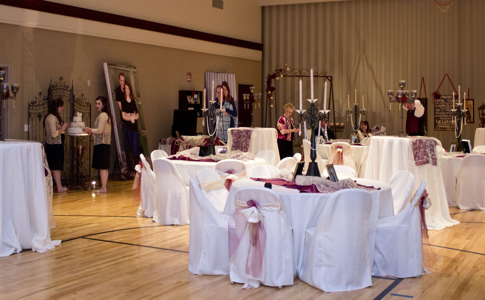 Trisa & Co. Designs & Events: Paris Inspired Reception - Ivory ...