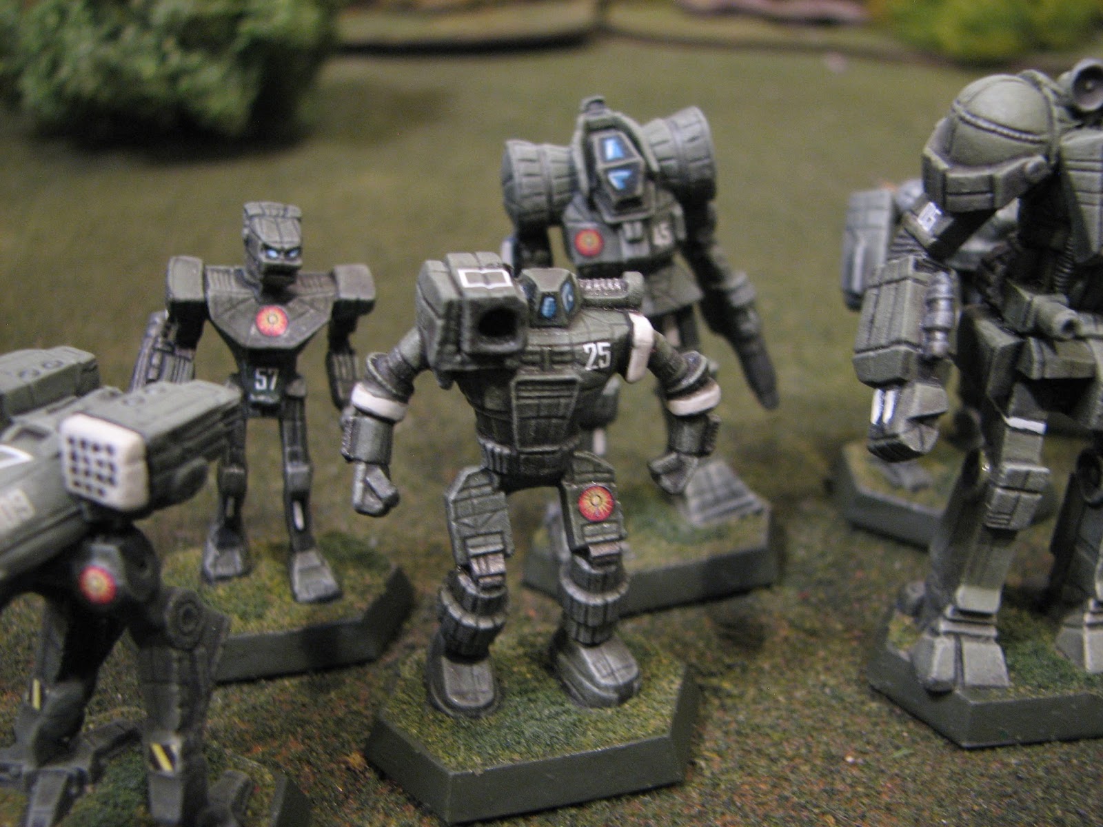 15mm Sci Fi Small Soldiers: Battletech House Davion Mechs Part 2