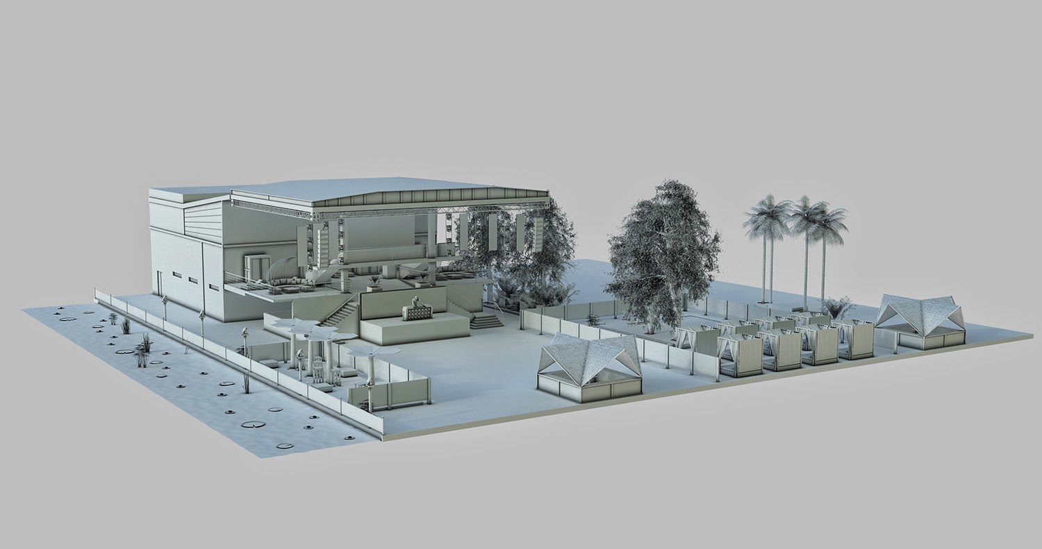 Selmi 3D: Infografia 3D Discoteca Falkata Sundown Gandia