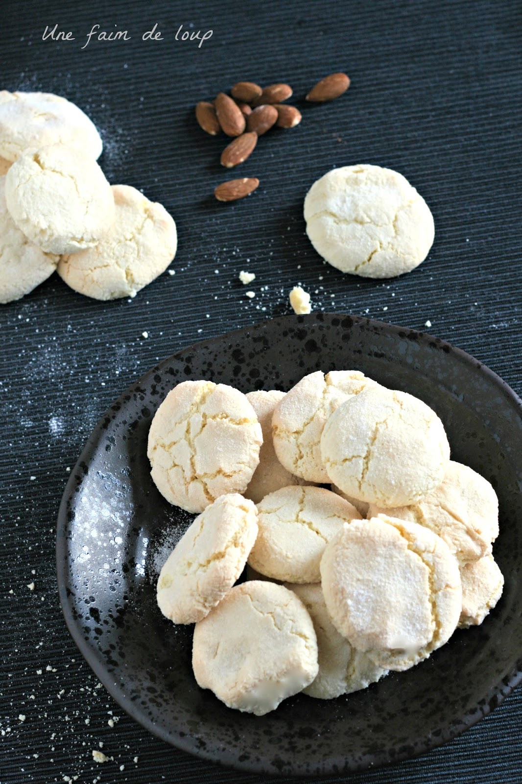 Une faim de loup: Amaretti....le macaron italien au thermomix (ou ...