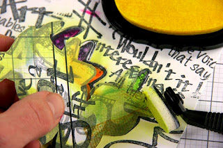 Club Scrap Creates: Graffiti Fill In Stencil