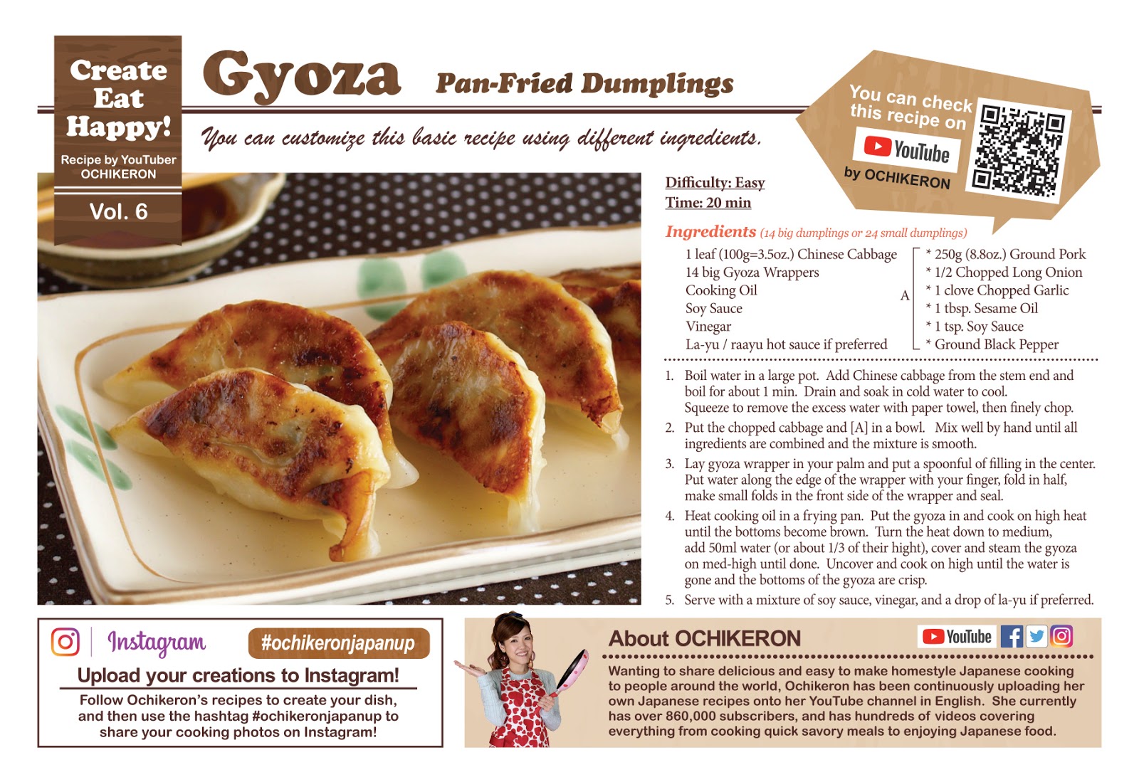 The BEST Gyoza Recipe (Japanese Potstickers / Pan-Fried Dumplings ...