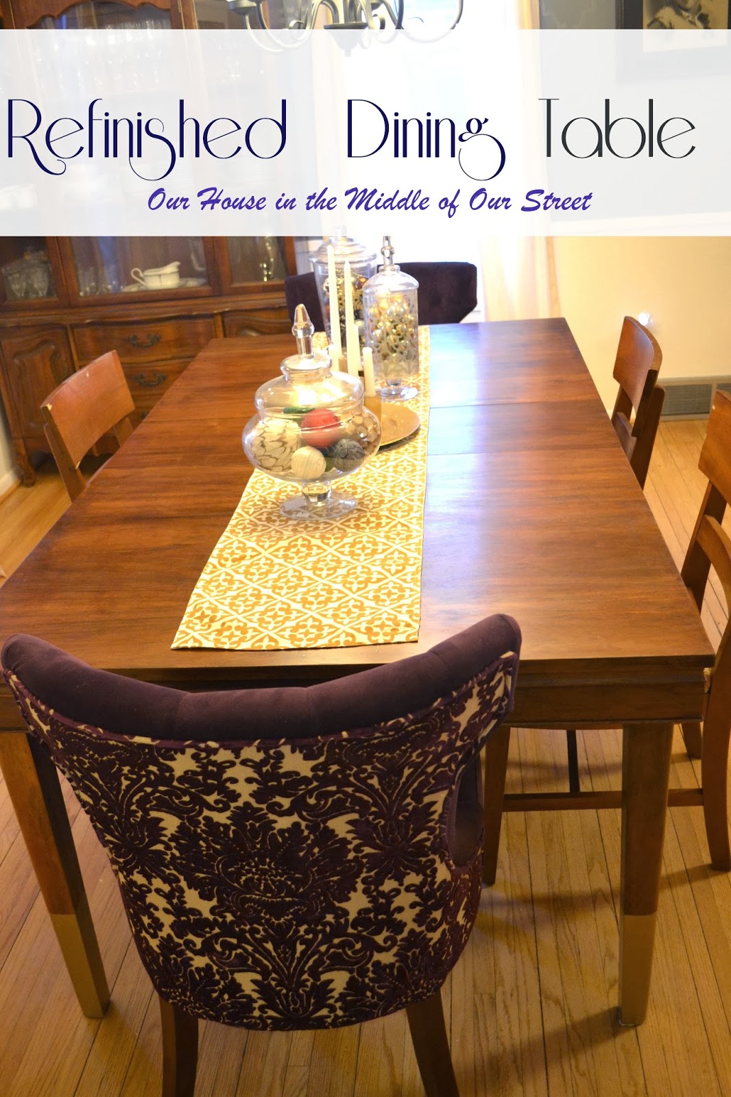 Our House in the Middle of Our Street: Refinishing a Dining Table