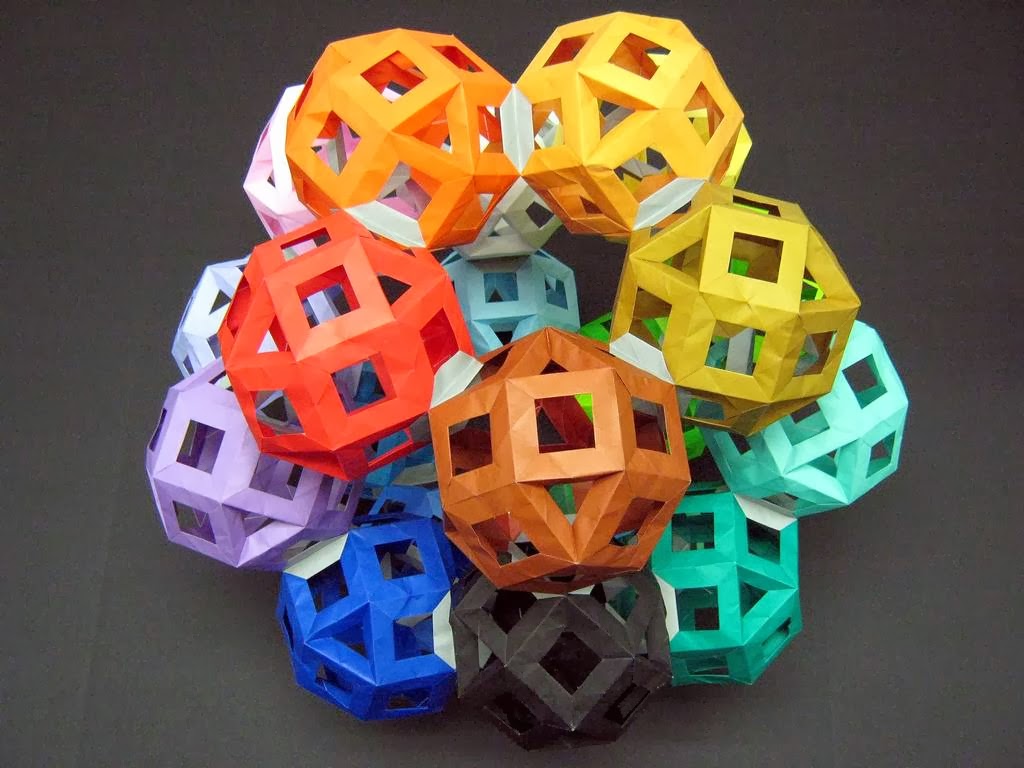 Modular Origami: The Ancient Art of Kusudama Evolved ~ Kuriositas