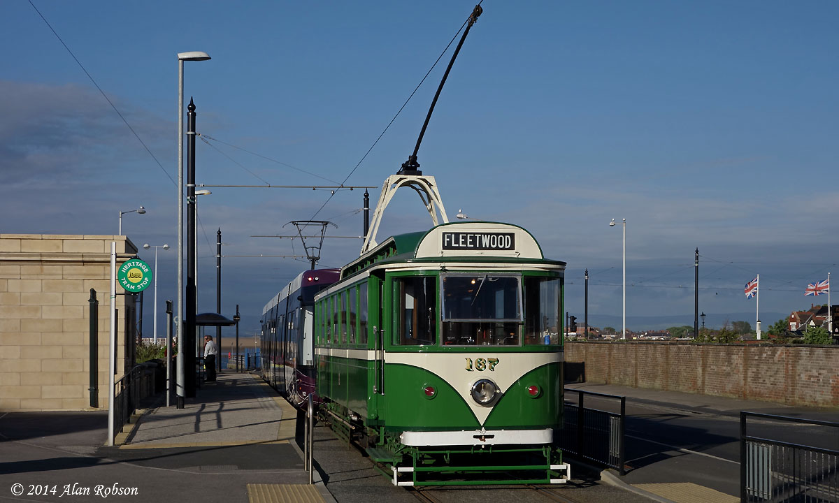 Blackpool Tram Blog: Pantograph 167 undertakes full system tour