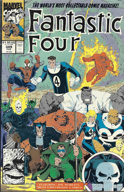 DEATHSHOT BLOODMATE: Fantasitc Four #349, 1990