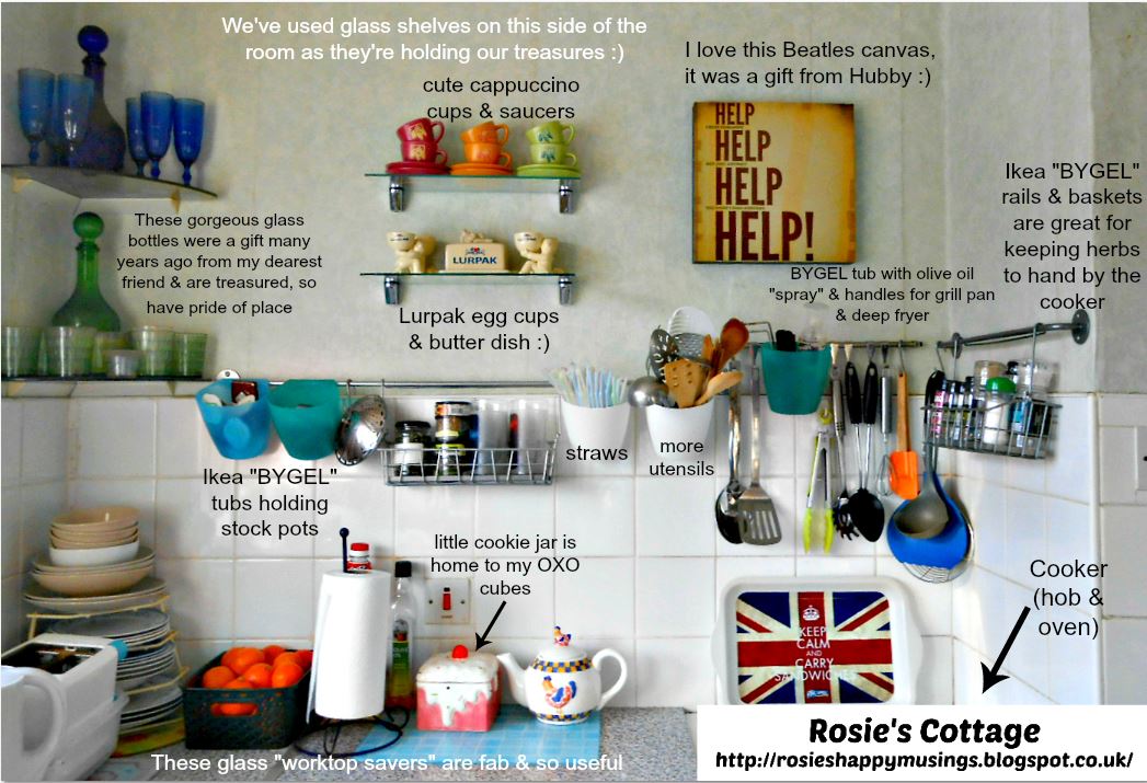 Rosie's Cottage: Why Our Kitchen Walls Now Make Me Smile :)