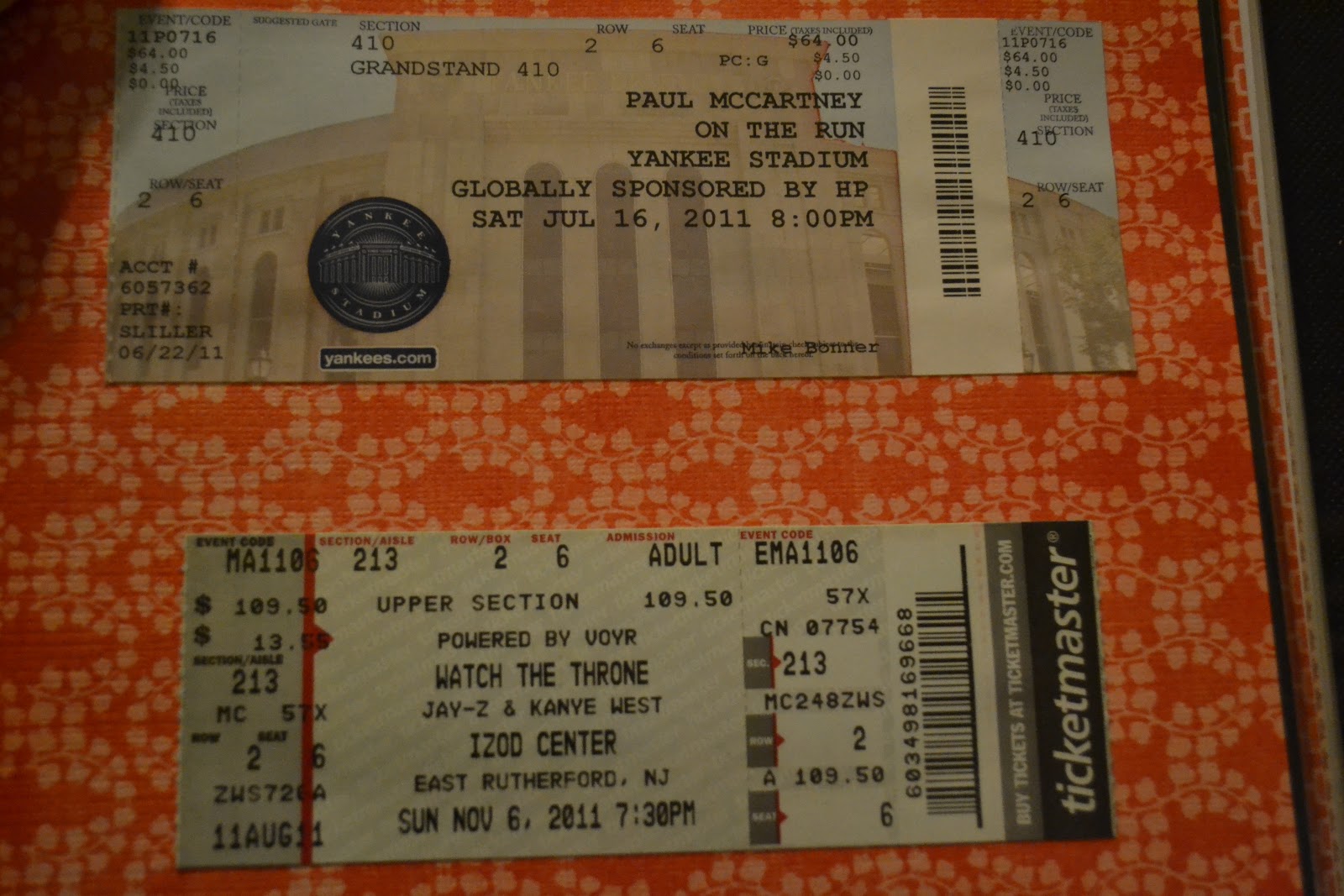 I Am Kilo Bravo: Make It Mondays - Ticket Stub Scrapbook