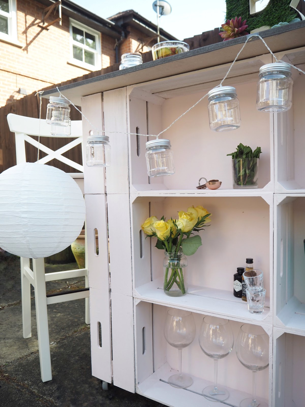 Outdoor Bar DIY with Hobbycraft* | Dove Cottage