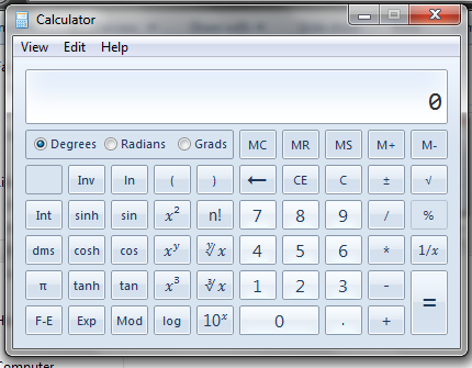 Cara menggunakan kalkulator scientific pada window 7 - Vorvit