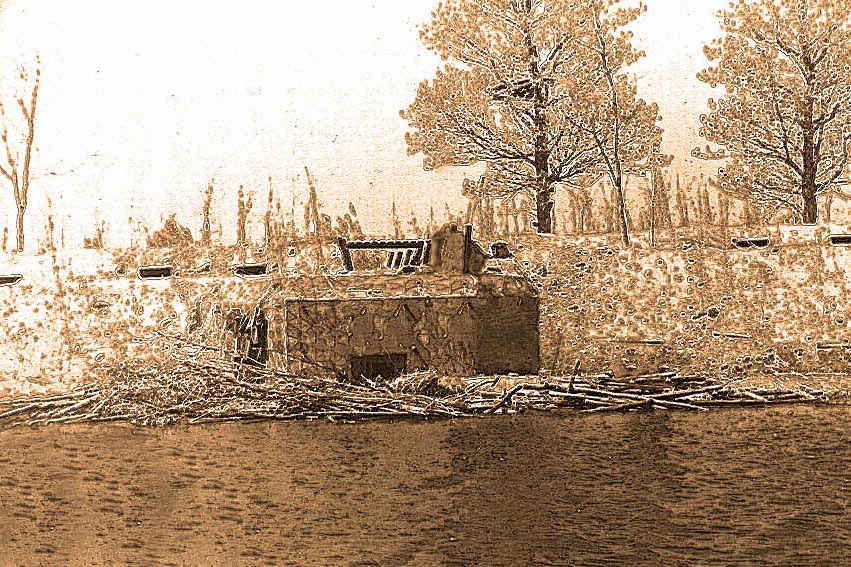 Grebbelinie Leusden: 10. Stekelvarken kazemat bij Laapeers